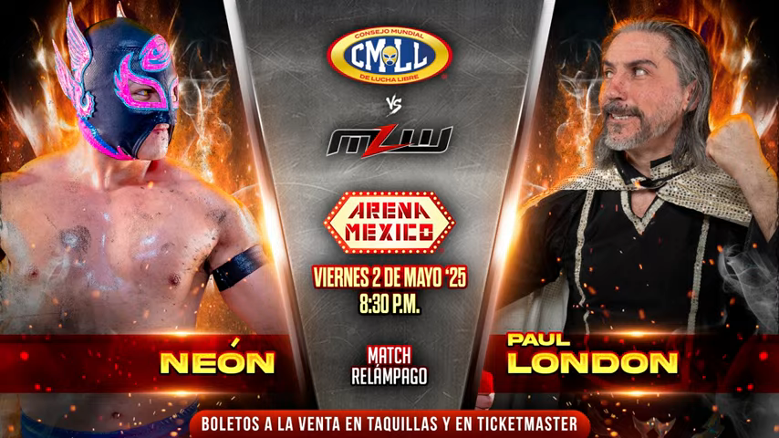 Paul London vs. Neón, CMLL vs. MLW, 5/2/25 – Pro Wrestling Outsider